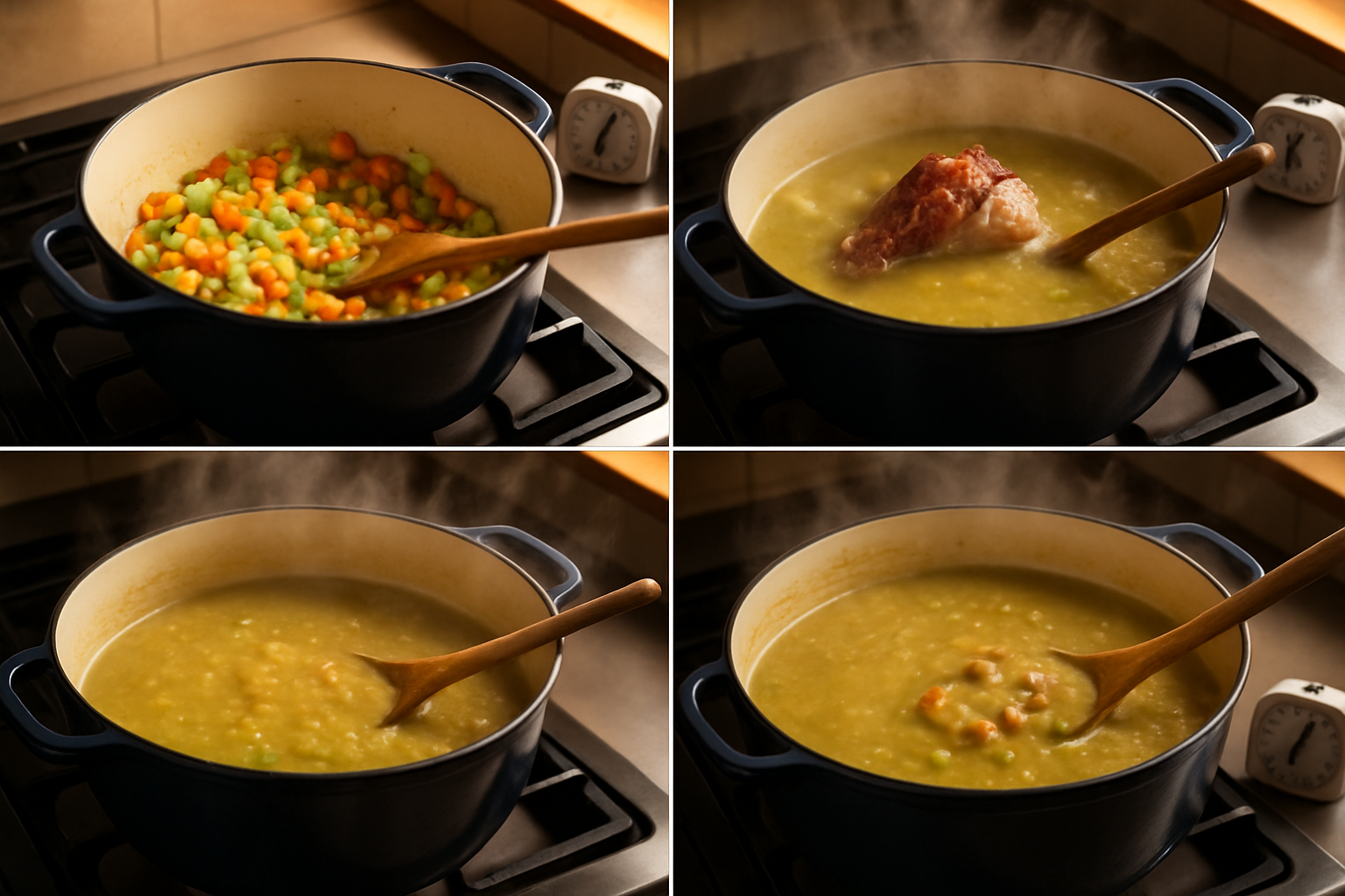 Thick and Hearty Pea and Ham Soup Recipe - Perfect Winter C