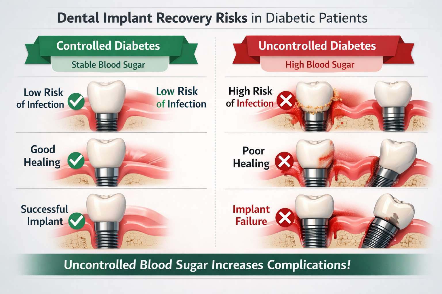 Diabetic Dental Implant Recovery: Guide for 2026