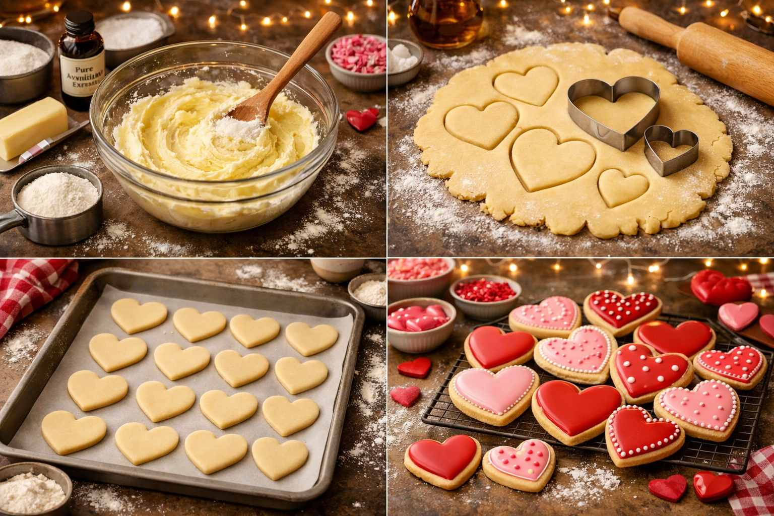 Valentine's Sugar Cookies Recipe & Decorating Guide