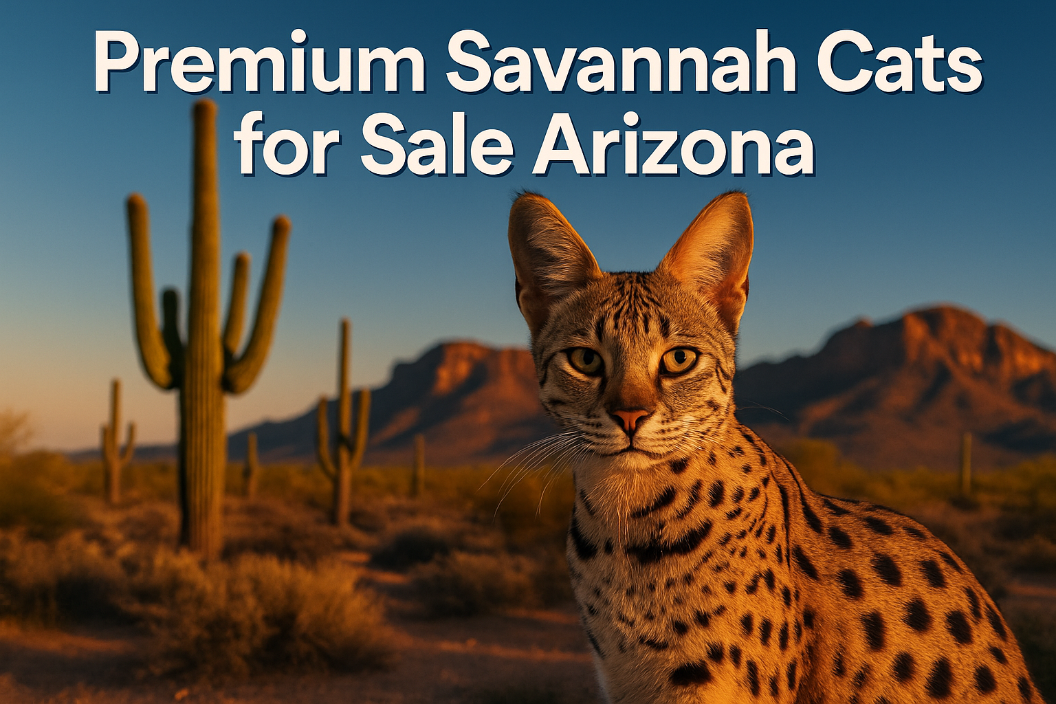 Savannah Cats for sale Arizona - iwannasavannah.com