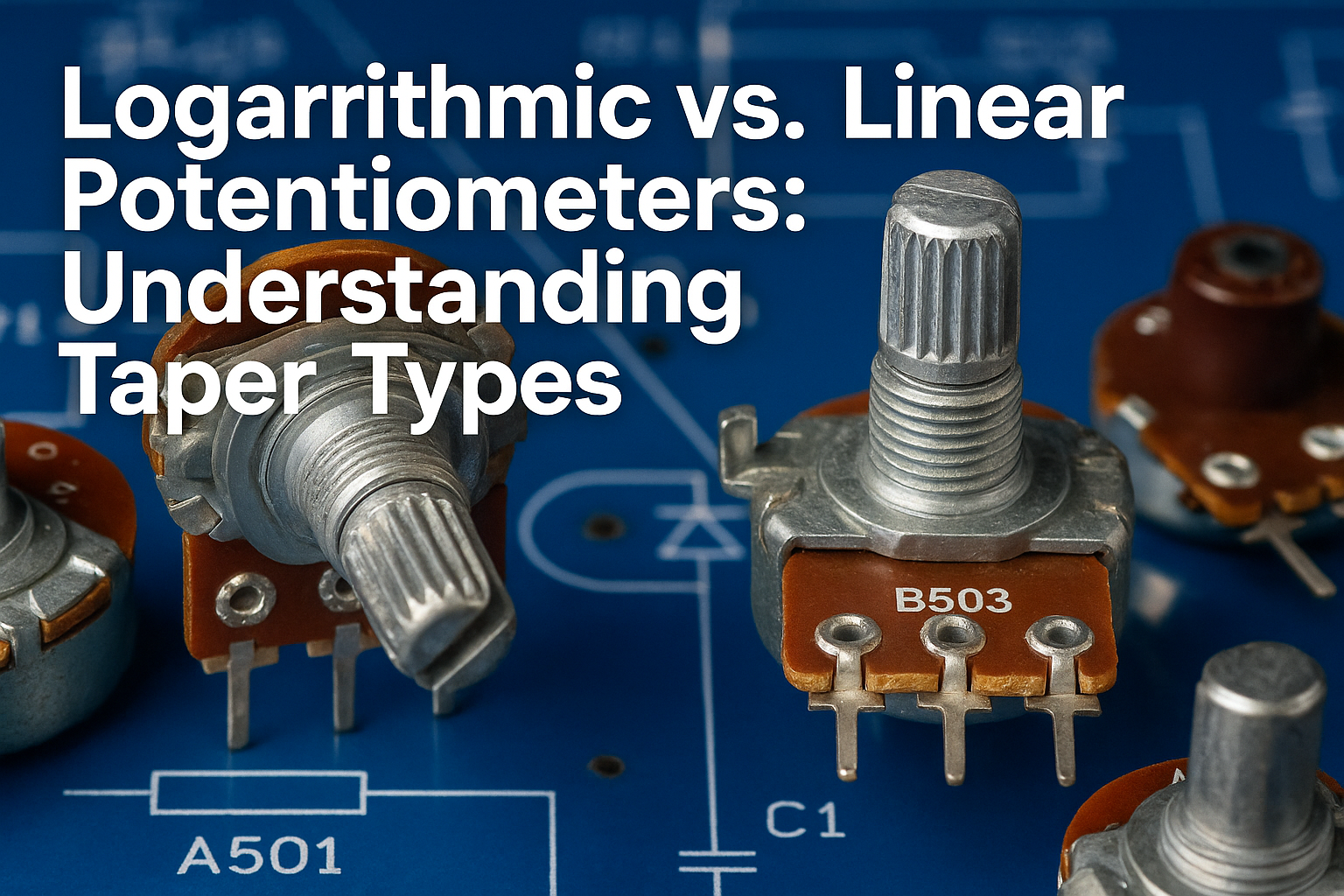 Logarithmic vs. Linear Potentiometers: Understanding Taper Types - Electronic Components Shop ...