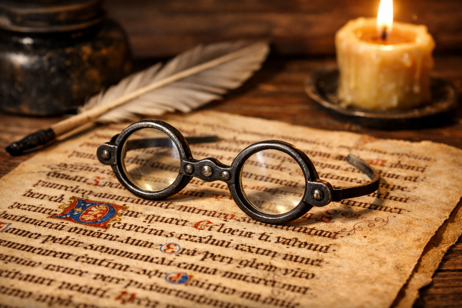 Spectacles in the Middle Ages: Early Medieval Eyeglasses History