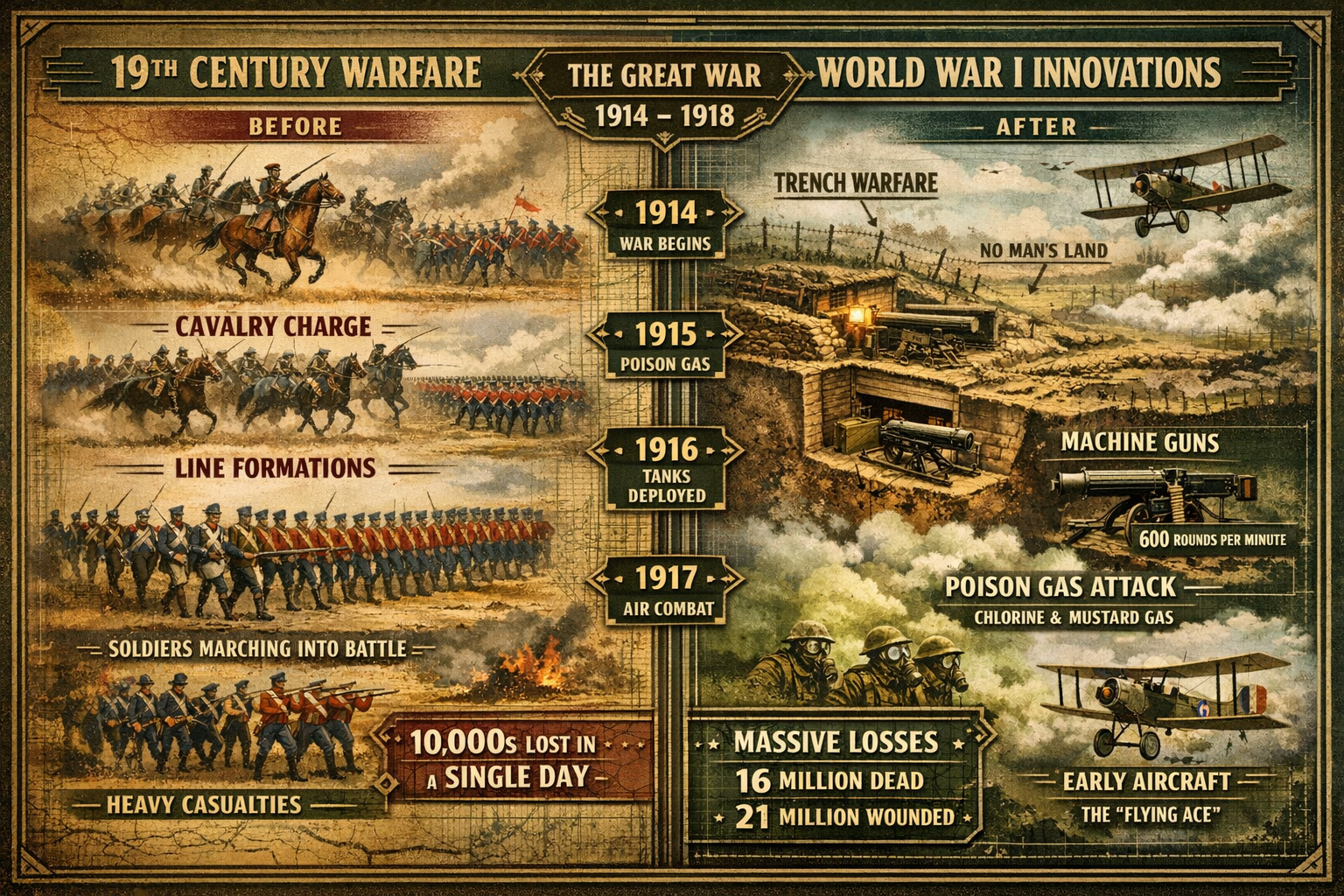 How Did World War I Change Warfare? Revolutionary Impact Exp