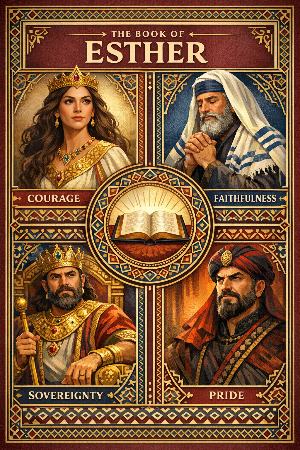 Unveiling Esther: A Bible Study on Faith, Courage & God's Providence