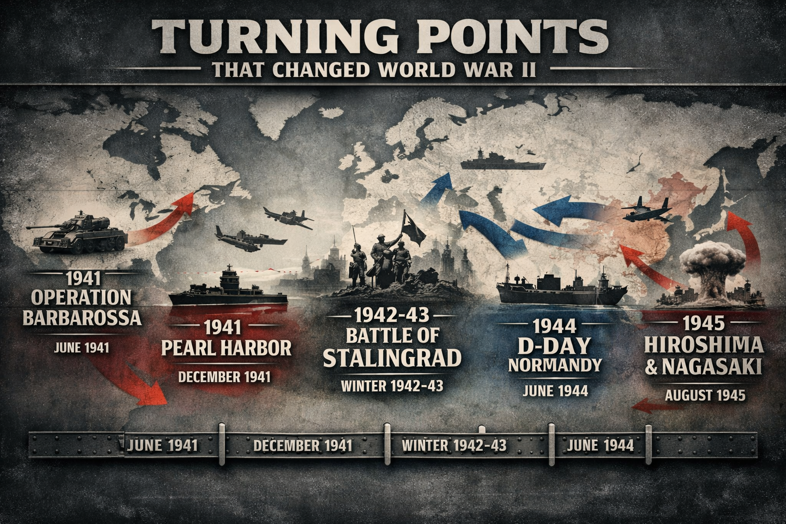 10 Turning Points That Changed World War II Forever