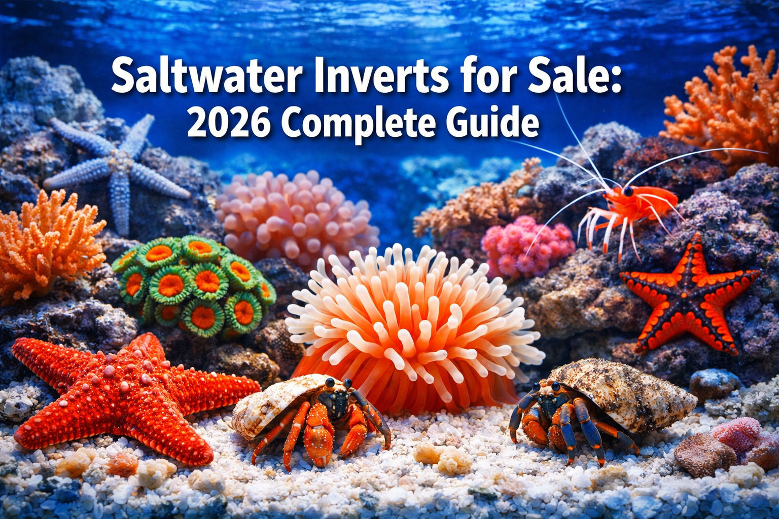 saltwater inverts for sale - Blue Tang, Clownfish, and Angelfish For ...