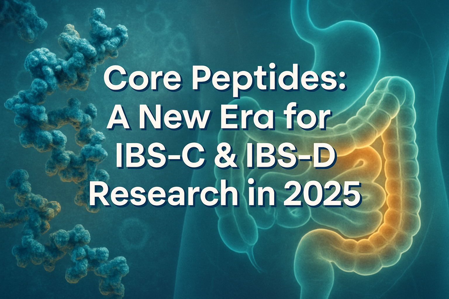 Core peptides that show promising research peptides science for IBS-c ...