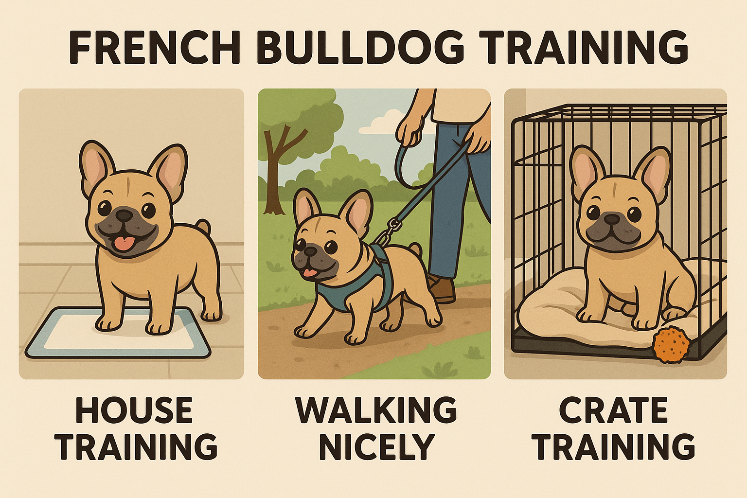 French bulldog training tips - Designer French Bulldogs